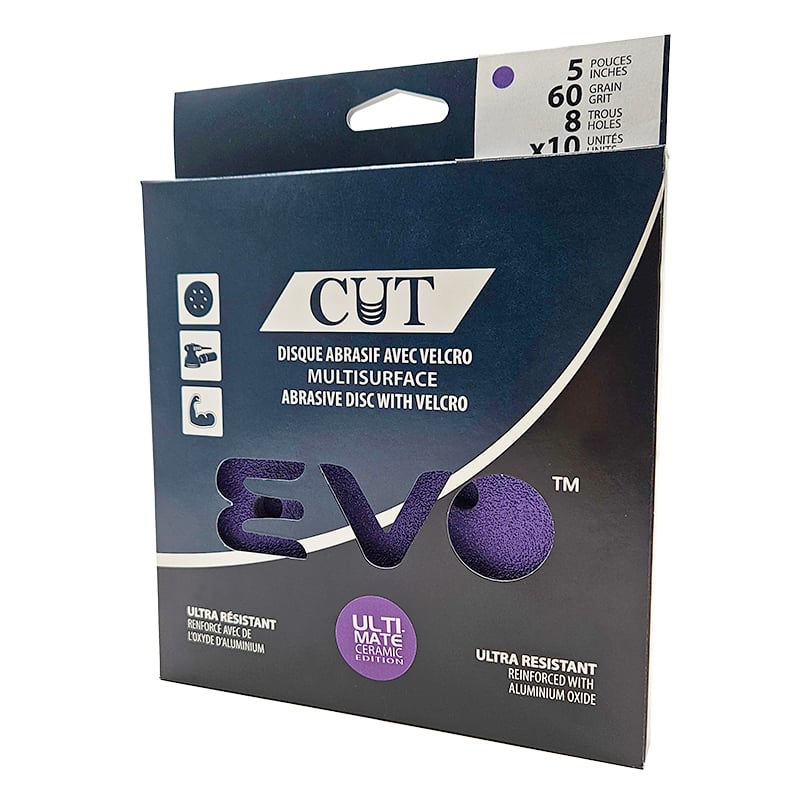 Disques Abrasifs 5 & 6" (ULTIMATE) Céramique - EVO CUT
